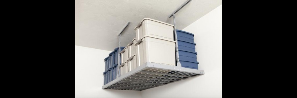 Monkey Bars Over Head Storage Platform | The Garage Organizer
